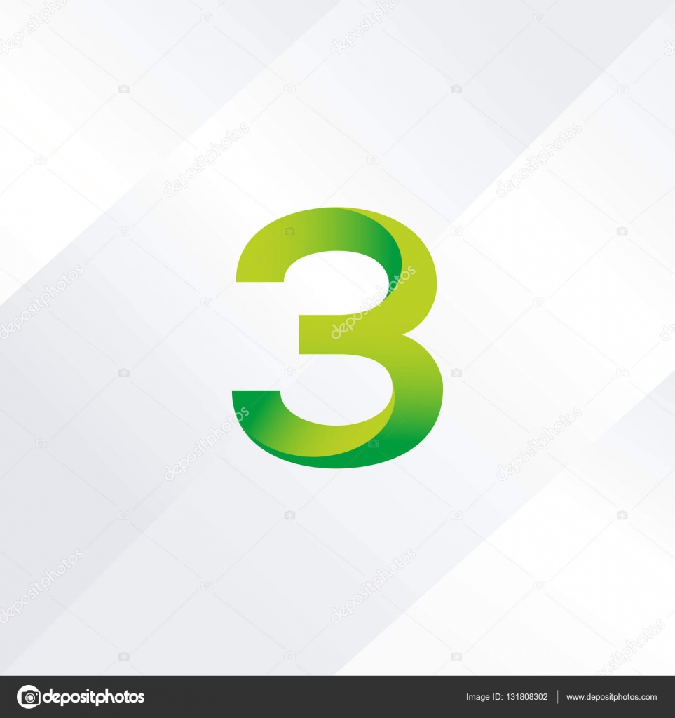3 number Logo Icon — Stock Vector © brainbistro #131808302