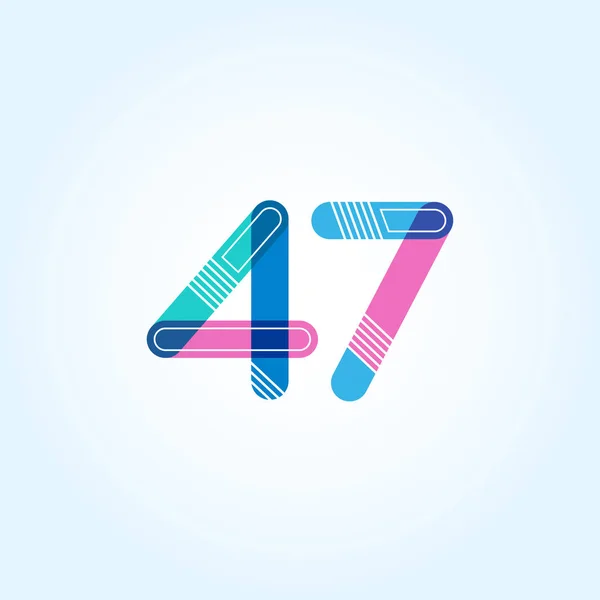 ᐈ 47 logo text stock vectors, Royalty Free number 47 illustrations ...