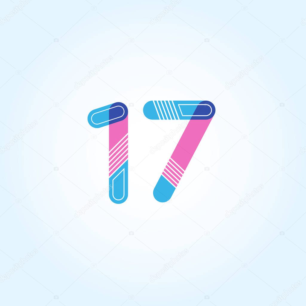17 number Logo Icon — Stock Vector © brainbistro #131807934