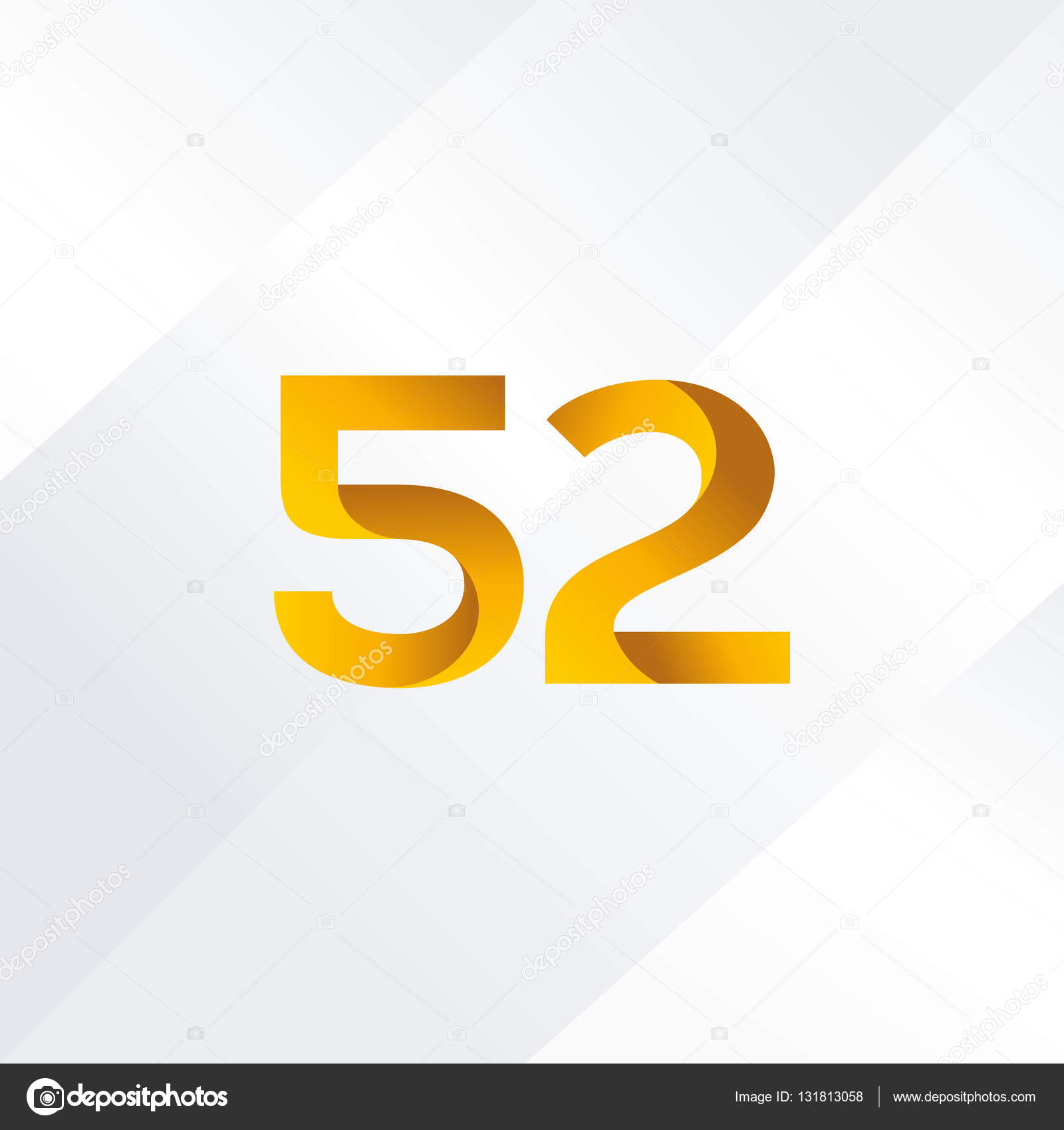 52 number Logo Icon — Stock Vector © brainbistro #131813058