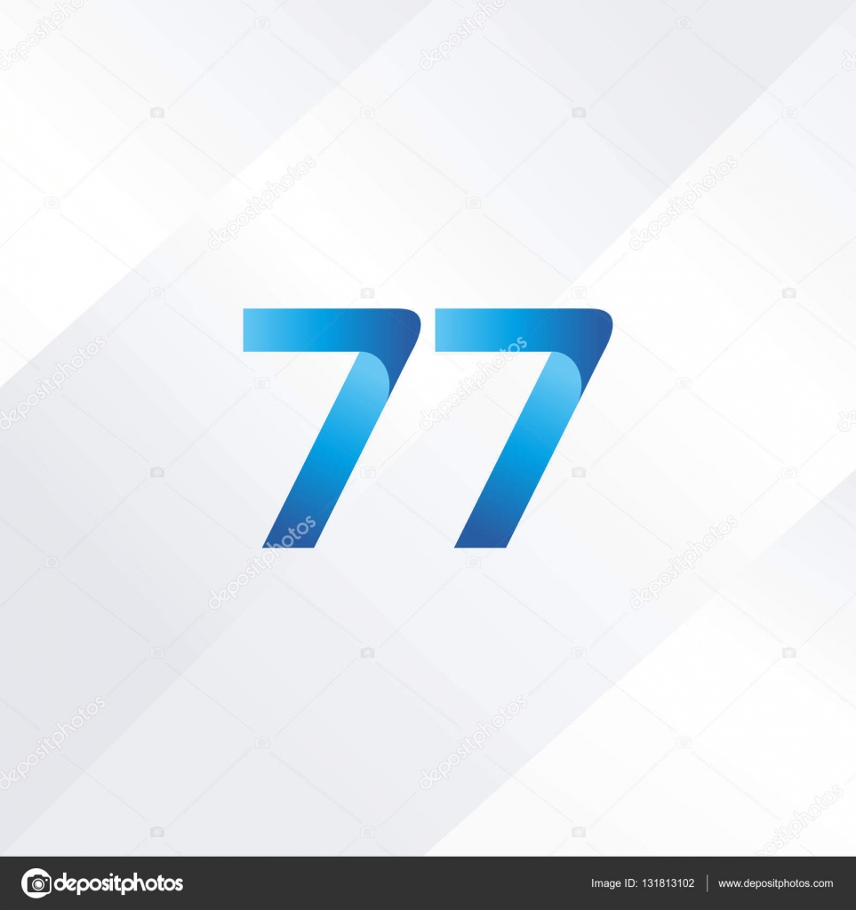 77 number Logo Icon Stock Vector Image by ©brainbistro #131813102