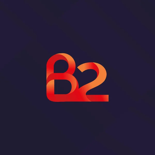 Letter and number logo B2 — Stock Vector © brainbistro #132315364