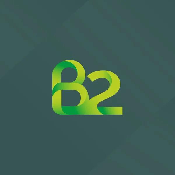 Letter and number logo B2 — Stock Vector © brainbistro #132315364