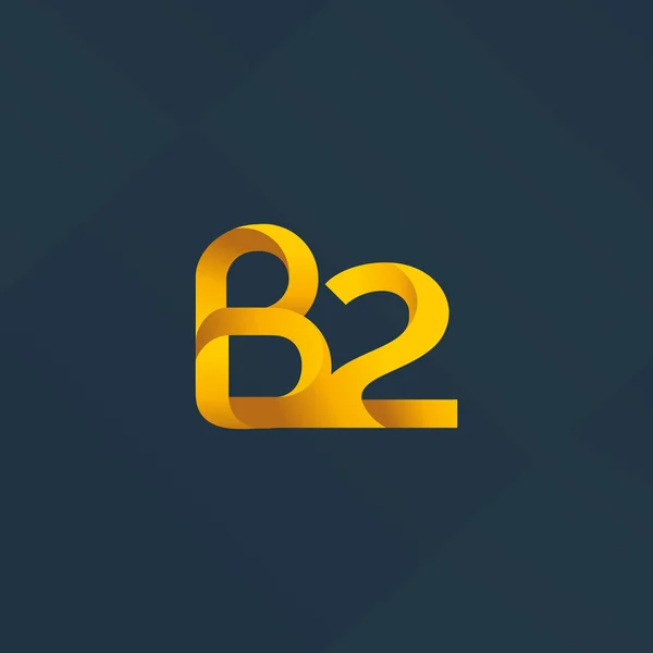 Letter and number logo B2 — Stock Vector © brainbistro #132315364