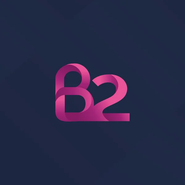 Letter and number logo B2 — Stock Vector © brainbistro #132315364