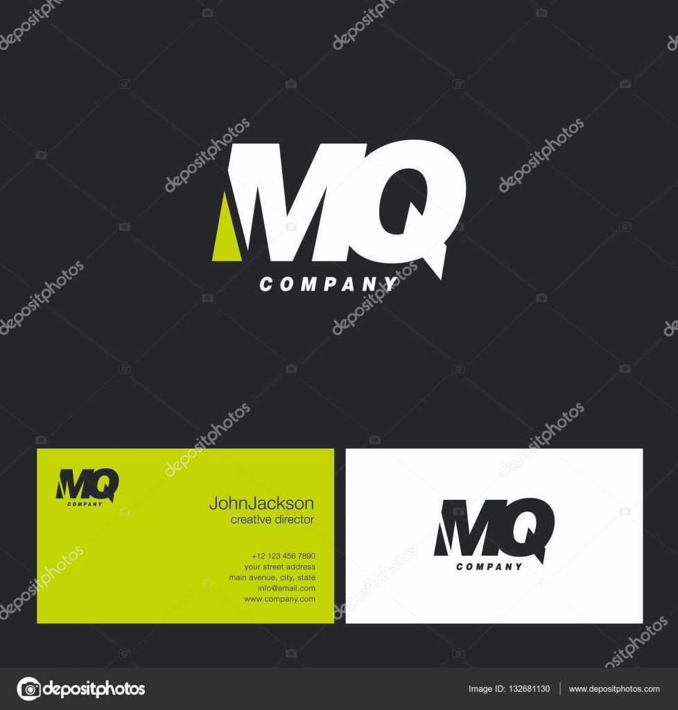 M & Q Letter Logo ⬇ Vector Image by © brainbistro | Vector Stock 132681130