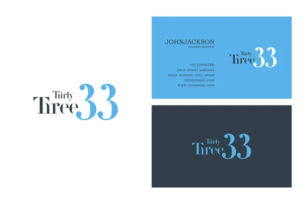 Thirty four Company Logo — Stock Vector © brainbistro #139496980