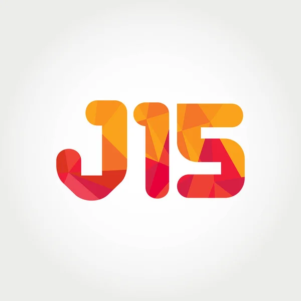 Geometrical number and letter logo - Stock Image - Everypixel