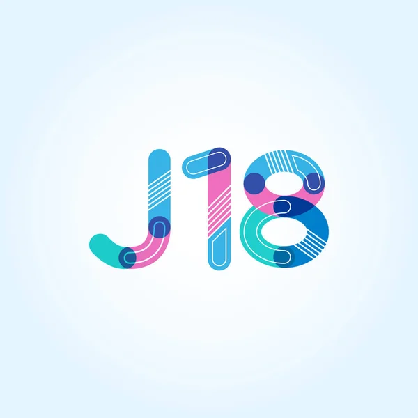 J19 letter and number logo icon — Stock Vector © brainbistro #143742577