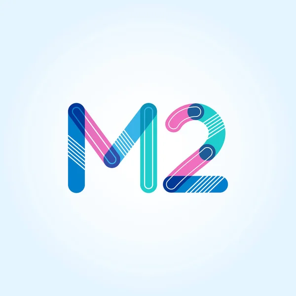 M2 logo imágenes de stock de arte vectorial | Depositphotos