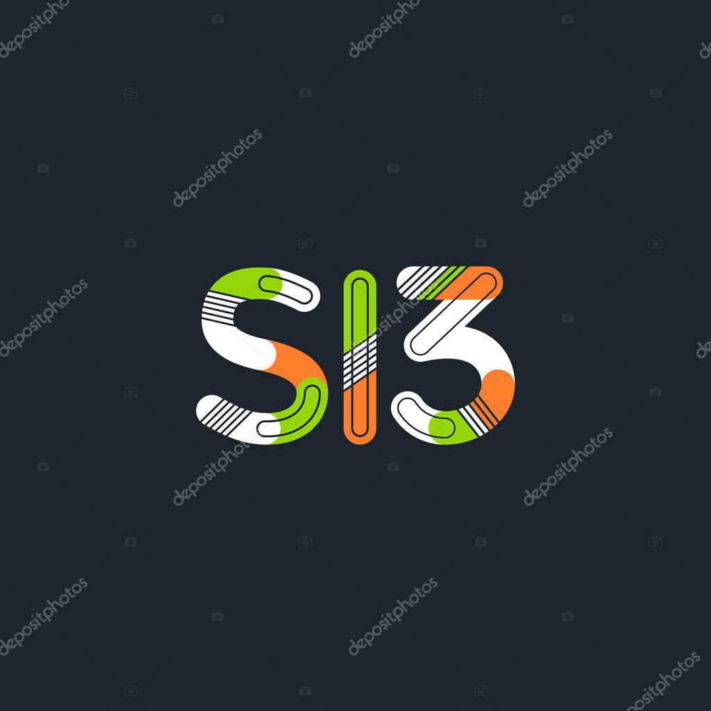 Letra y dígito logotipo S13 Vector de stock por ©brainbistro 144674751
