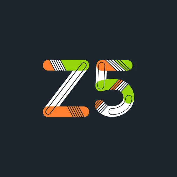 letter and digit Z5 logo - Stock Image - Everypixel