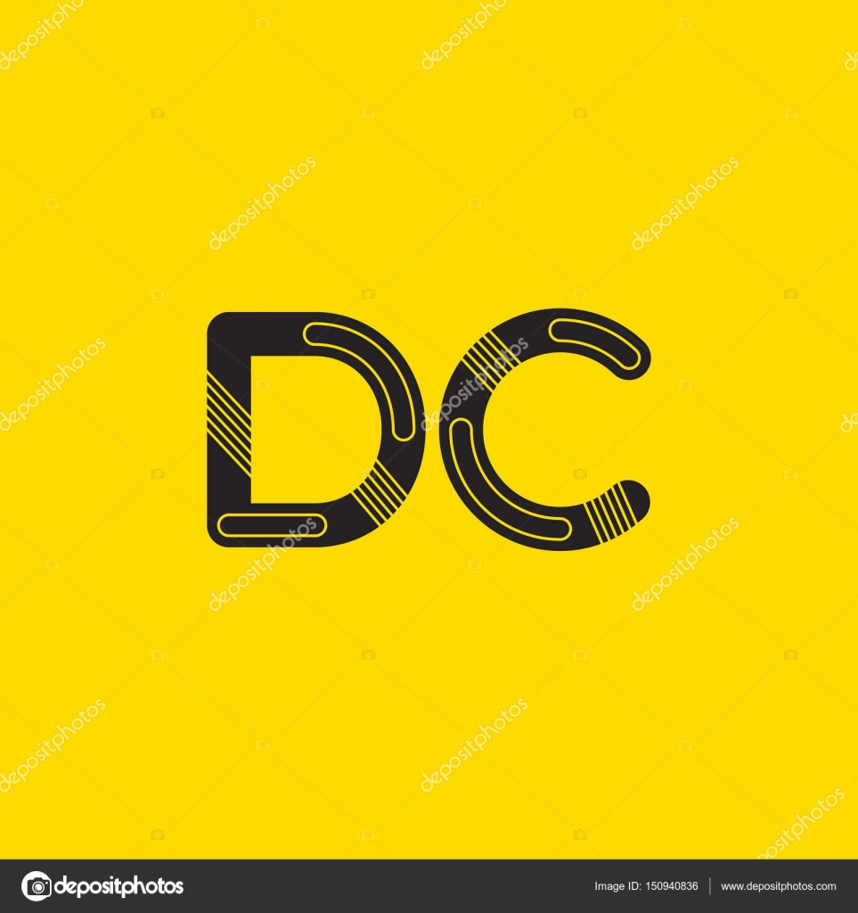 Logo de letras conectadas DC Vector de stock #150940836 de ©brainbistro