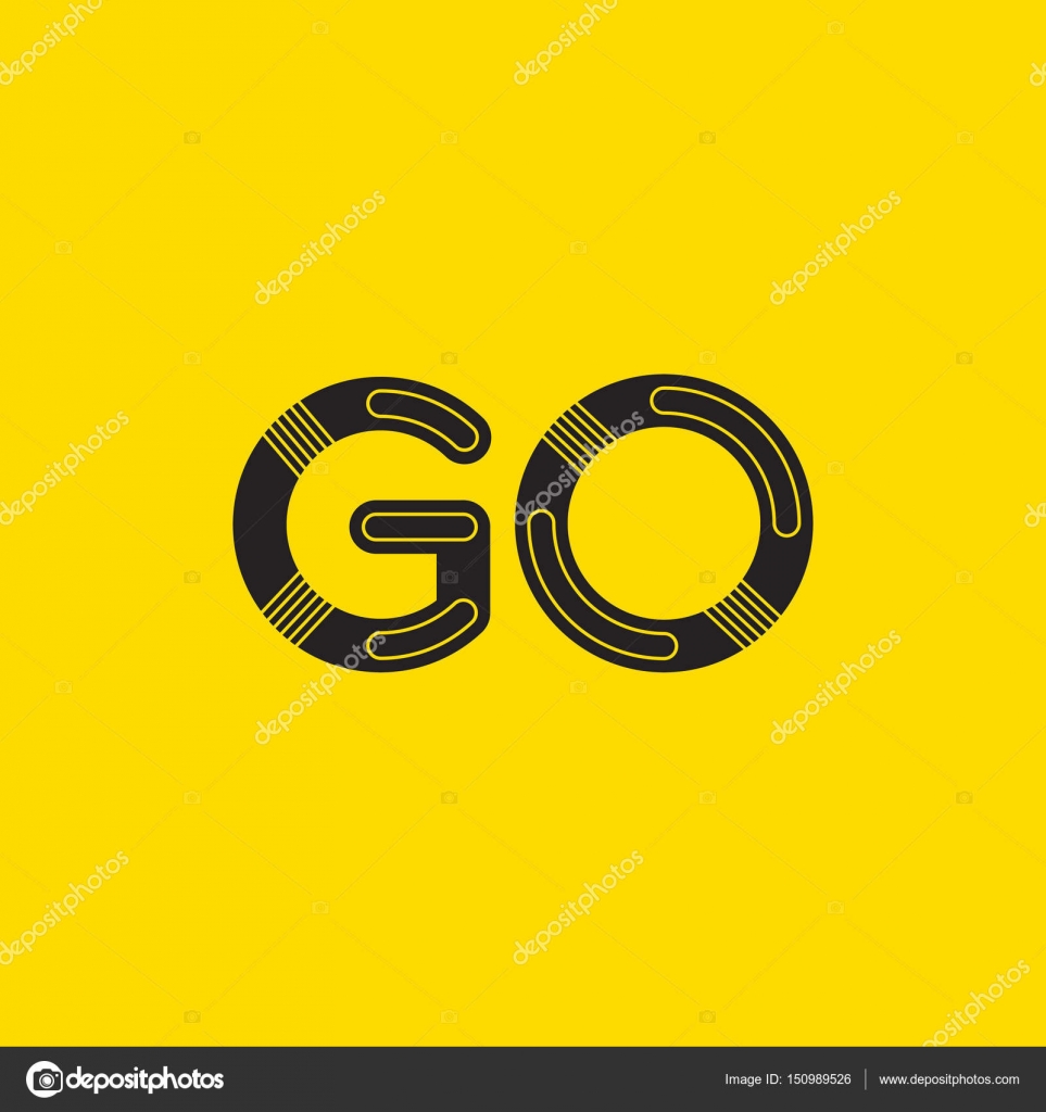 Ir letras conectadas logo Vector de stock por ©brainbistro 150989526