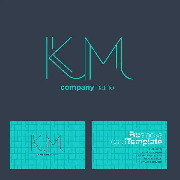 Letters km Vector Art Stock Images | Depositphotos