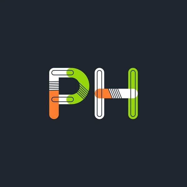 IP letras conectadas logotipo imagem vetorial de brainbistro© 150997476