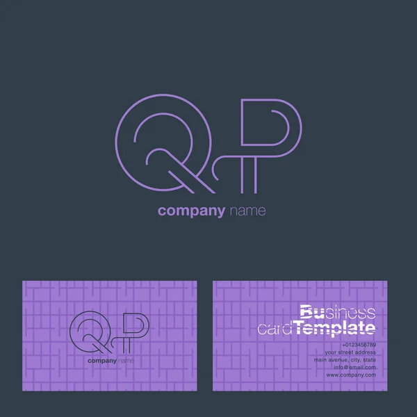 Qp letter logo Vector Art Stock Images | Depositphotos