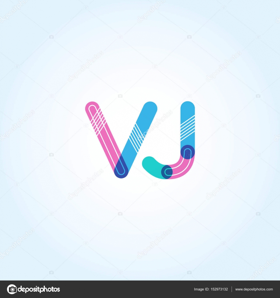 VJ connected letters logo — Stock Vector © brainbistro #152973132