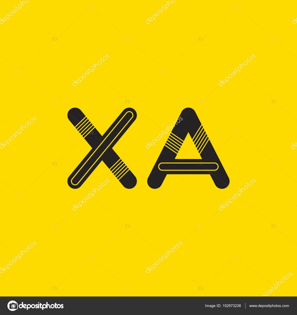 Logo de letras conectadas XA Vector de stock por ©brainbistro 152973238