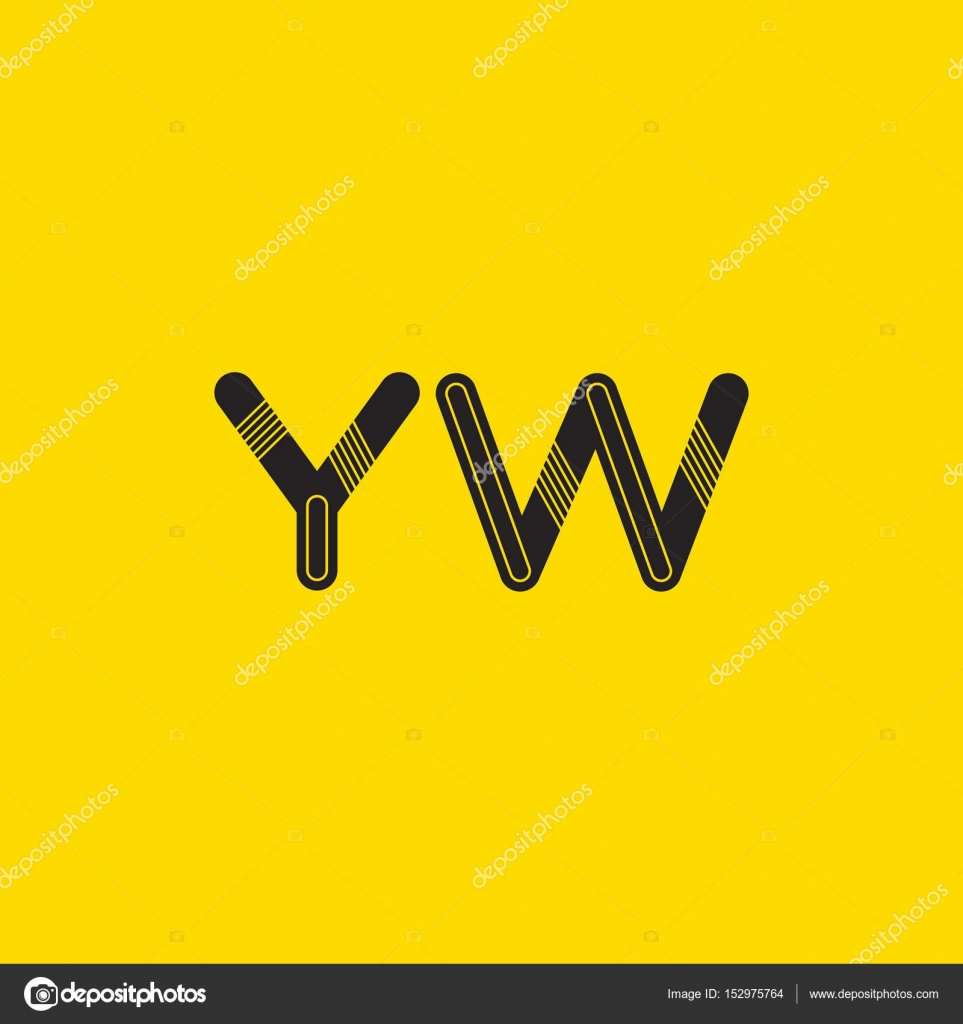 YW connected letters logo Stock Vector by ©brainbistro 152975764