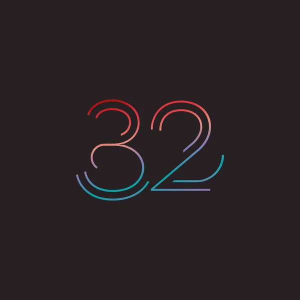 Number 32 logo Vector Images | Depositphotos