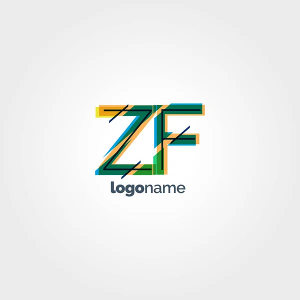 Zf logo imágenes de stock de arte vectorial | Depositphotos
