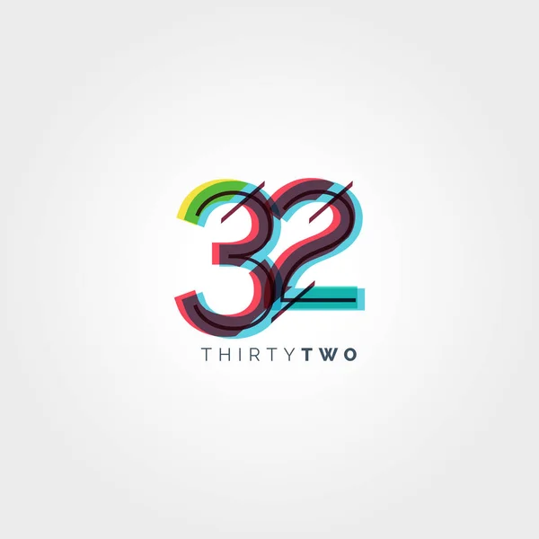 Number 32 logo Vector Images | Depositphotos