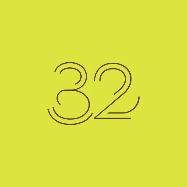 Number 32 logo Vector Images | Depositphotos