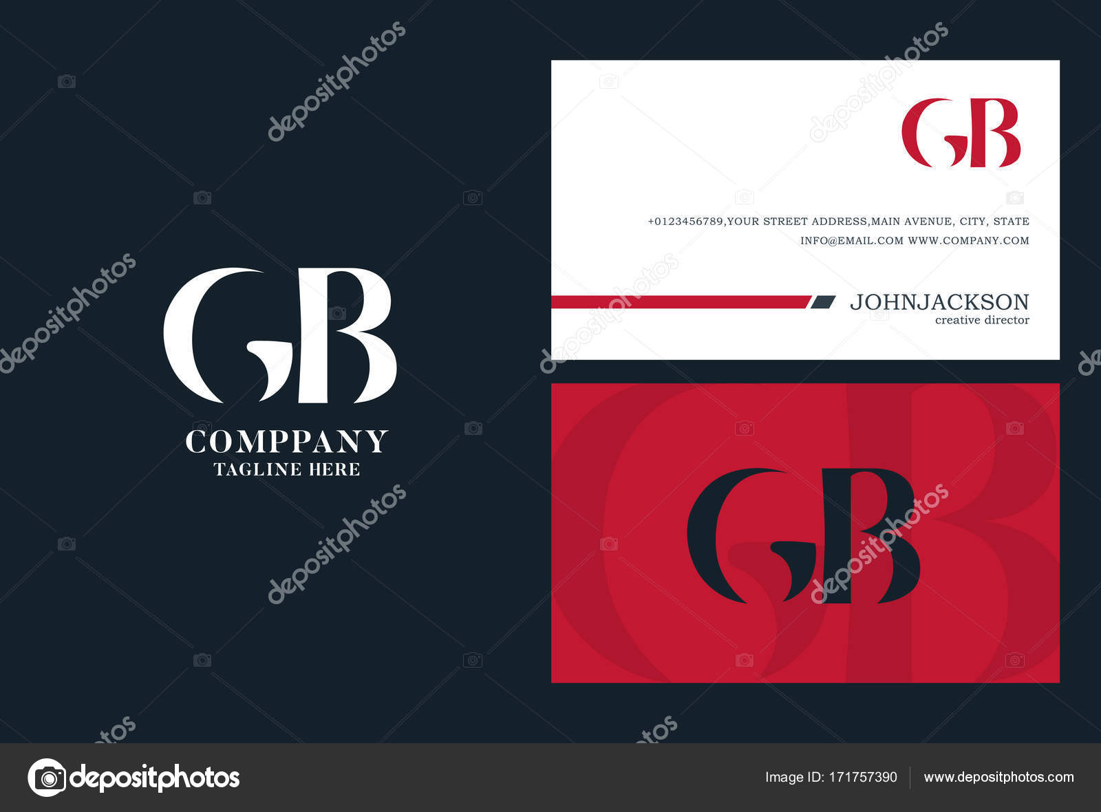 GB Joint Letters Logo Stock Vector by ©brainbistro 171757390