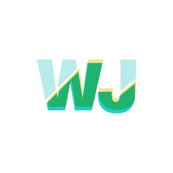 Wjf logo imágenes de stock de arte vectorial | Depositphotos