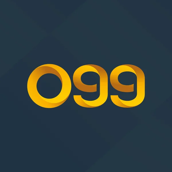 098 Joint Letter Numbers Logo Vector Illustration — Stock Vector ...