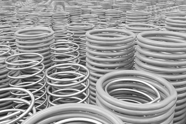 Metal and plastic springs and coils Stock Photo by ©eZebolov 135651190