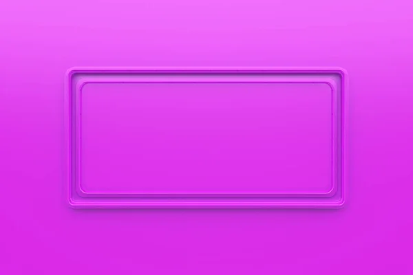 Rectangular glossy colored plate with corners from tubes - Stock Image ...