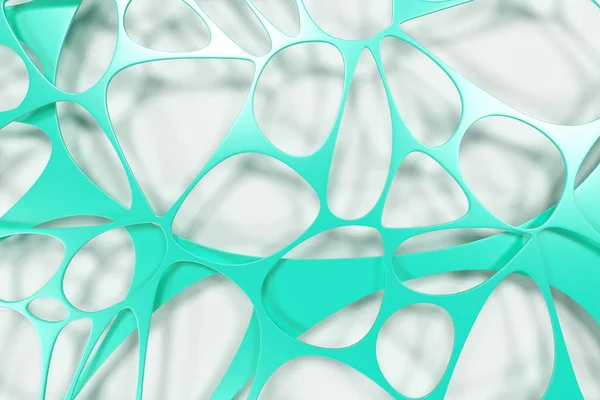 White 3d voronoi organic structure on colored background — Stock Photo © eZebolov #144693069