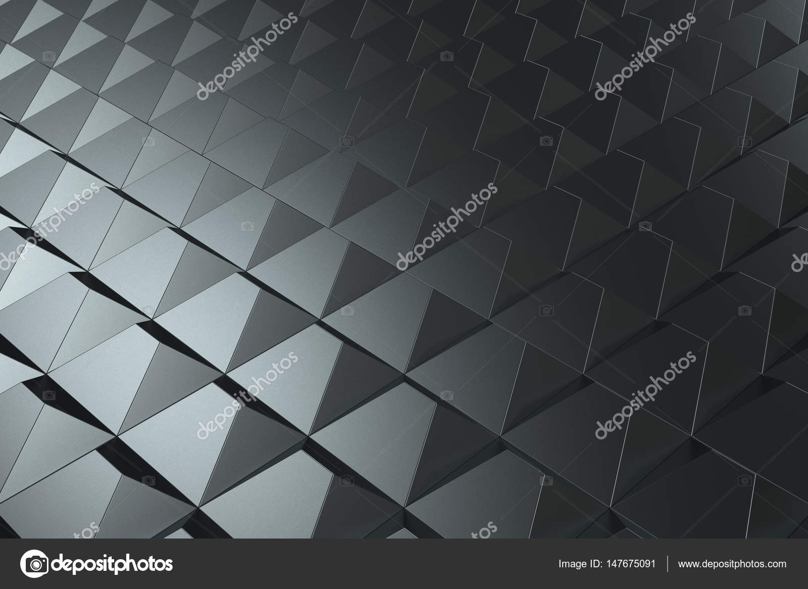 Pattern of black pyramid shapes Stock Photo by ©eZebolov 147675091