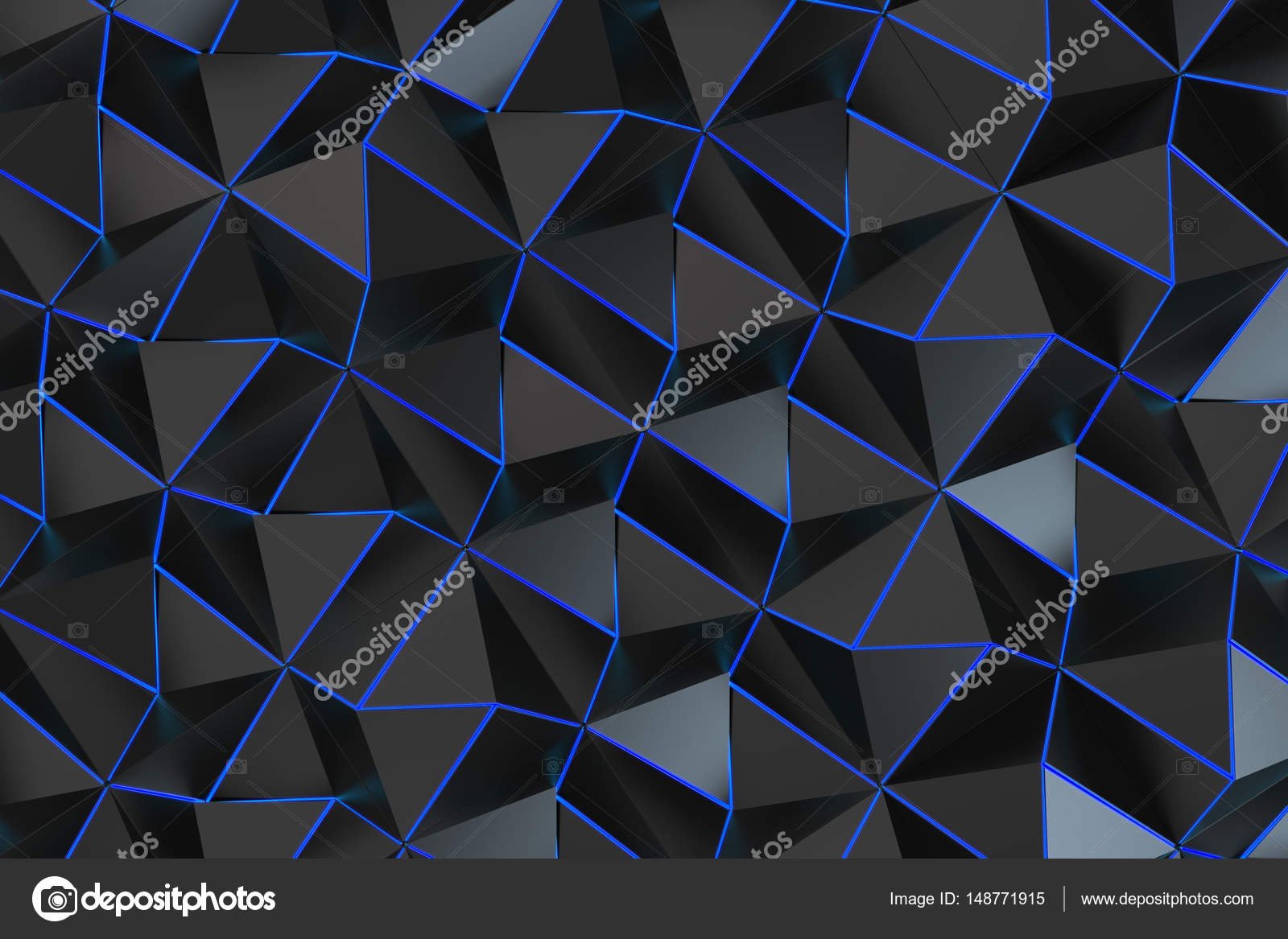 Pattern of black pyramid shapes Stock Photo by ©eZebolov 148771915