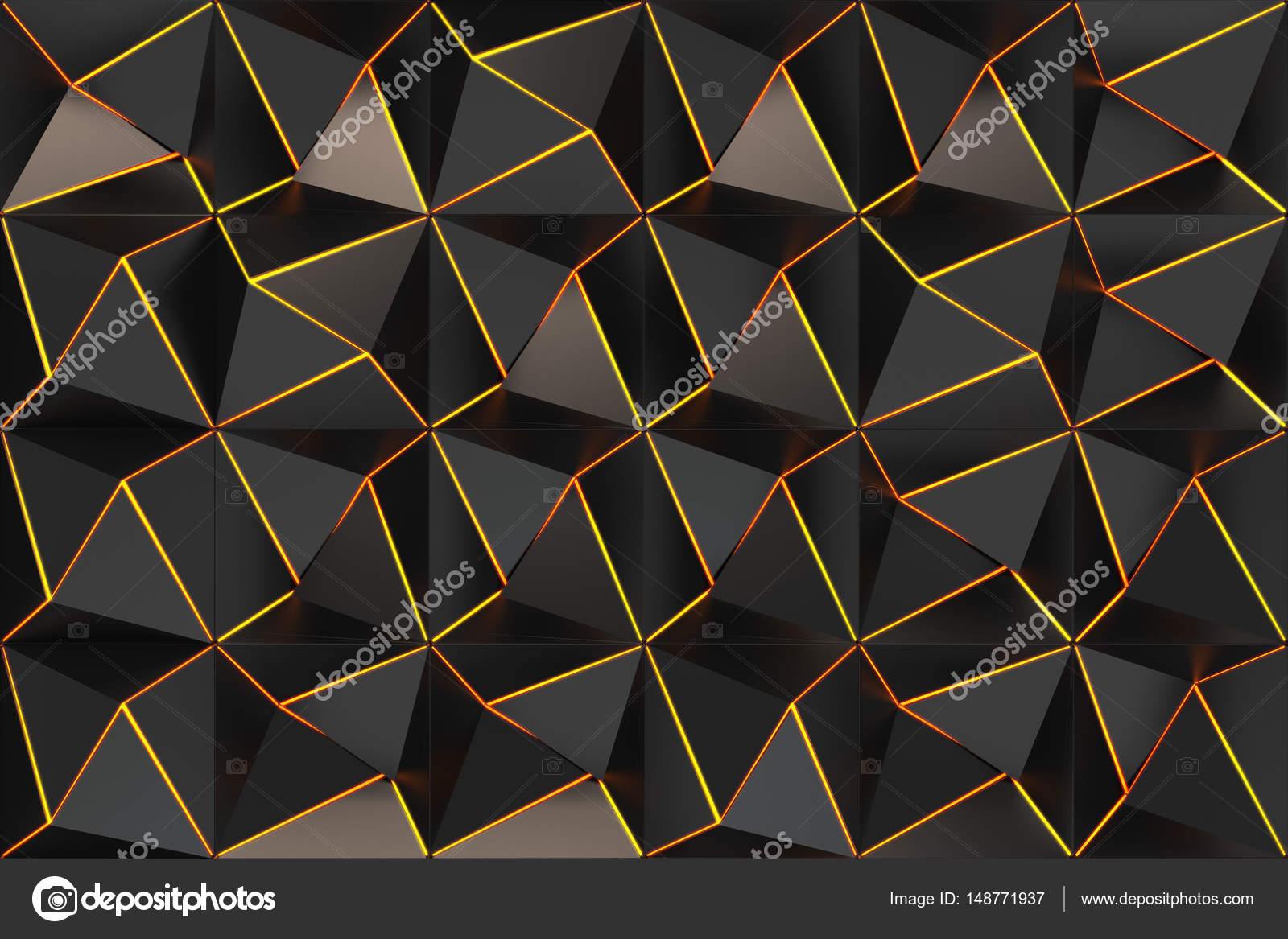 Pattern of black pyramid shapes Stock Photo by ©eZebolov 148771937