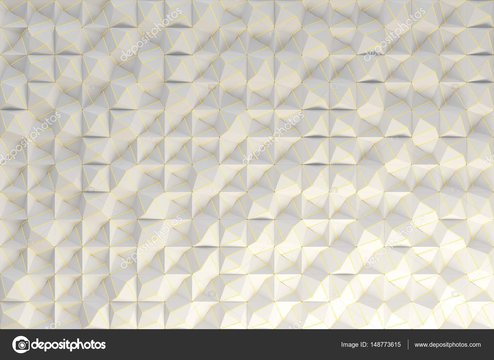 Pattern of white pyramid shapes Stock Photo by ©eZebolov 148773615