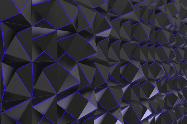 Pattern of black pyramid shapes Stock Photo by ©eZebolov 148771915