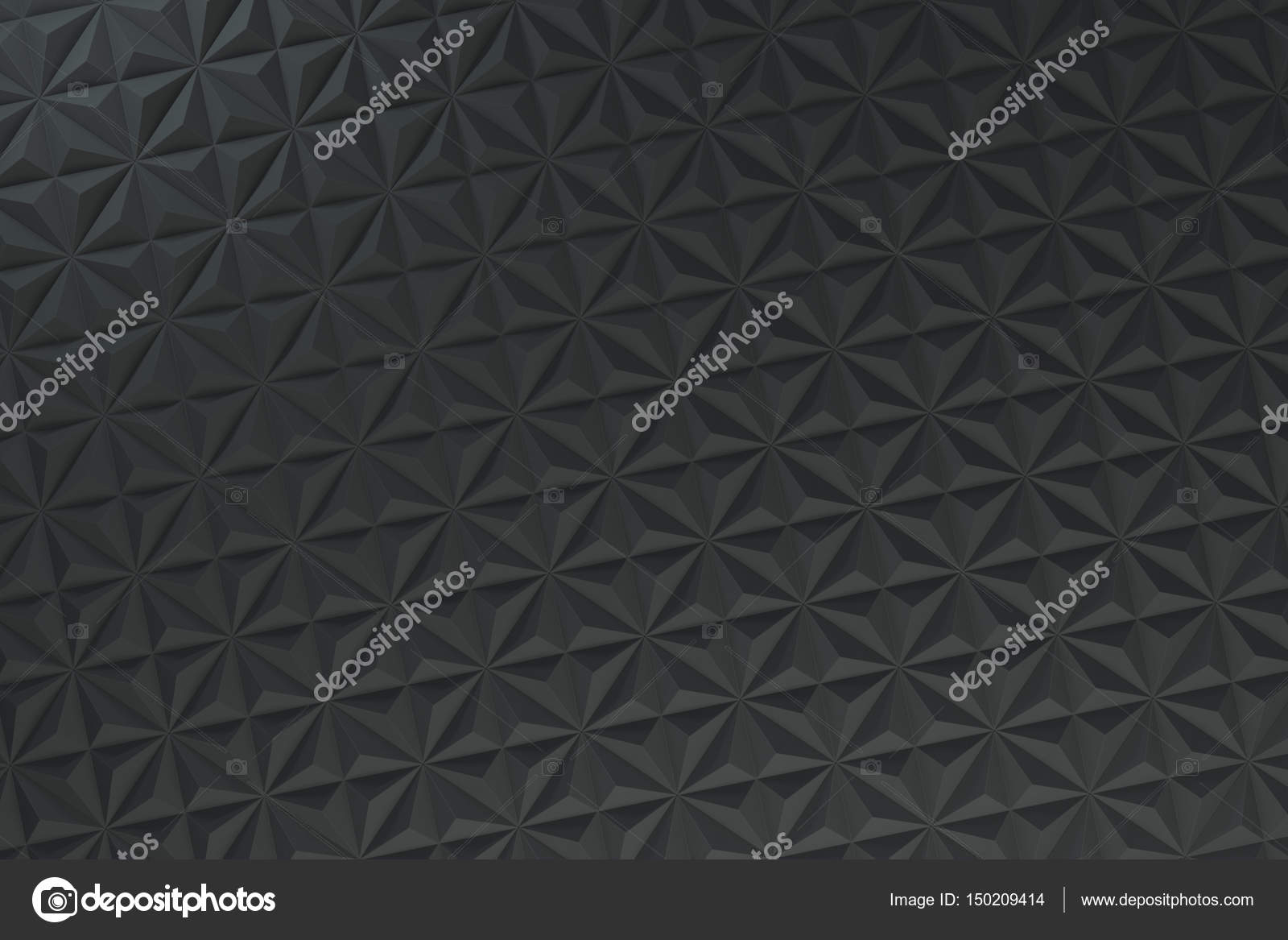 Pattern of black pyramid shapes Stock Photo by ©eZebolov 150209414