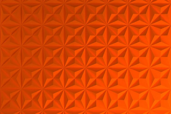 Pattern of orange pyramid shapes - Stock Image - Everypixel