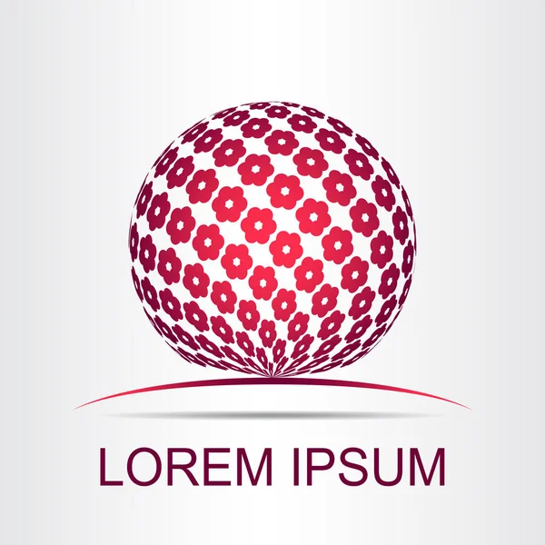 Logo of a stylized sphere with abstract shapes ⬇ Vector Image by © olex ...