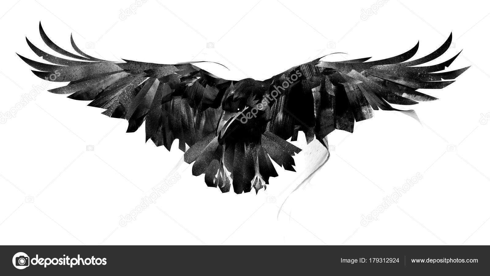 Flying Crow Wallpaper