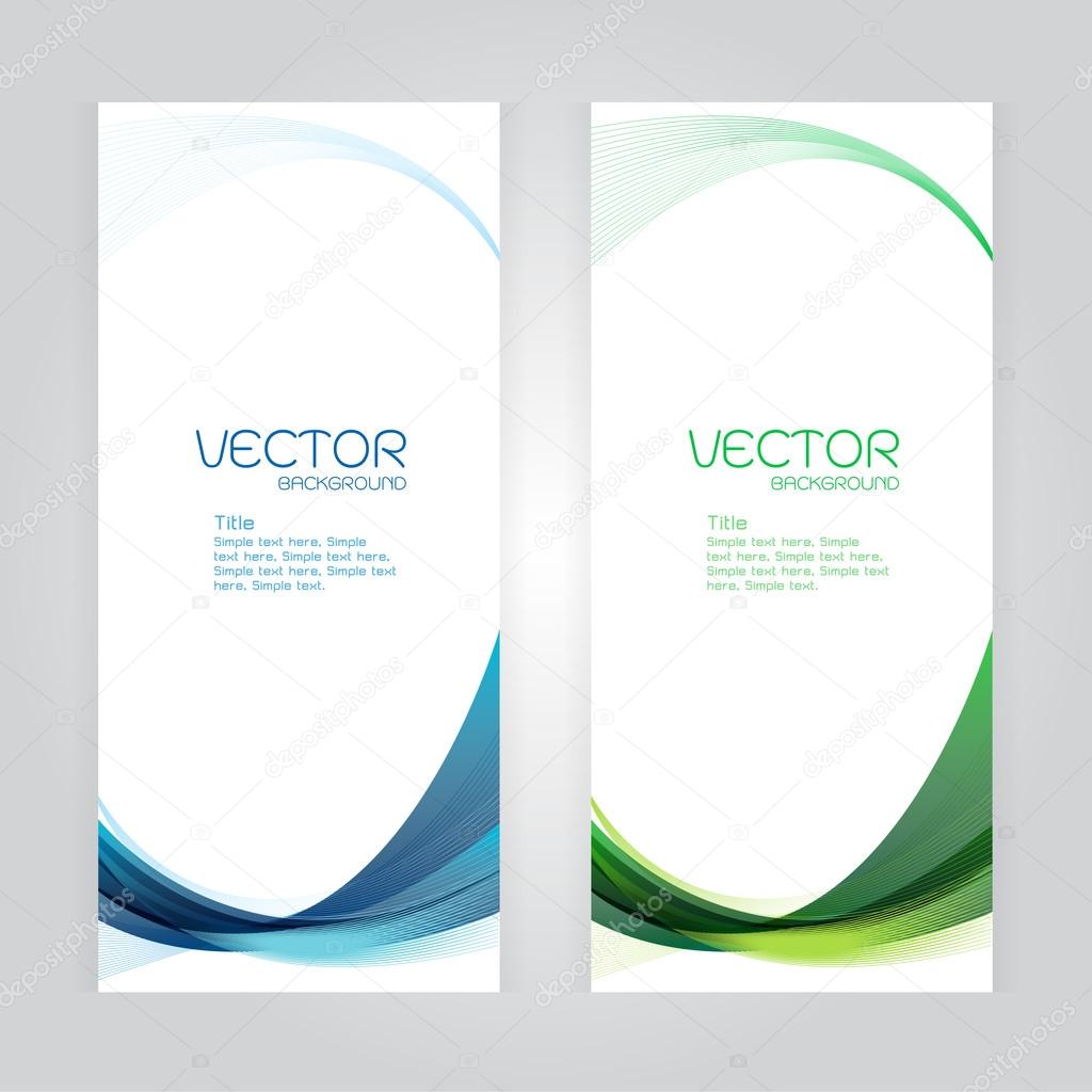 Vector background Abstract header blue green wave whit vector de Stock ...