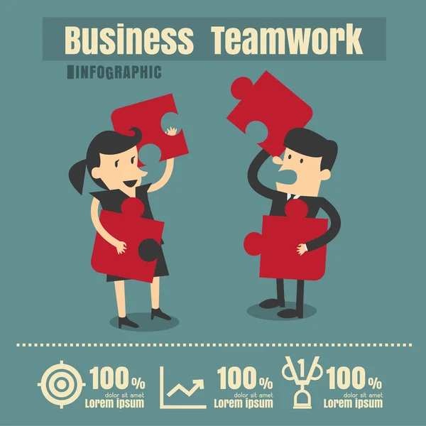 Infographic Business Team work, success, communication, profits. Stock ...