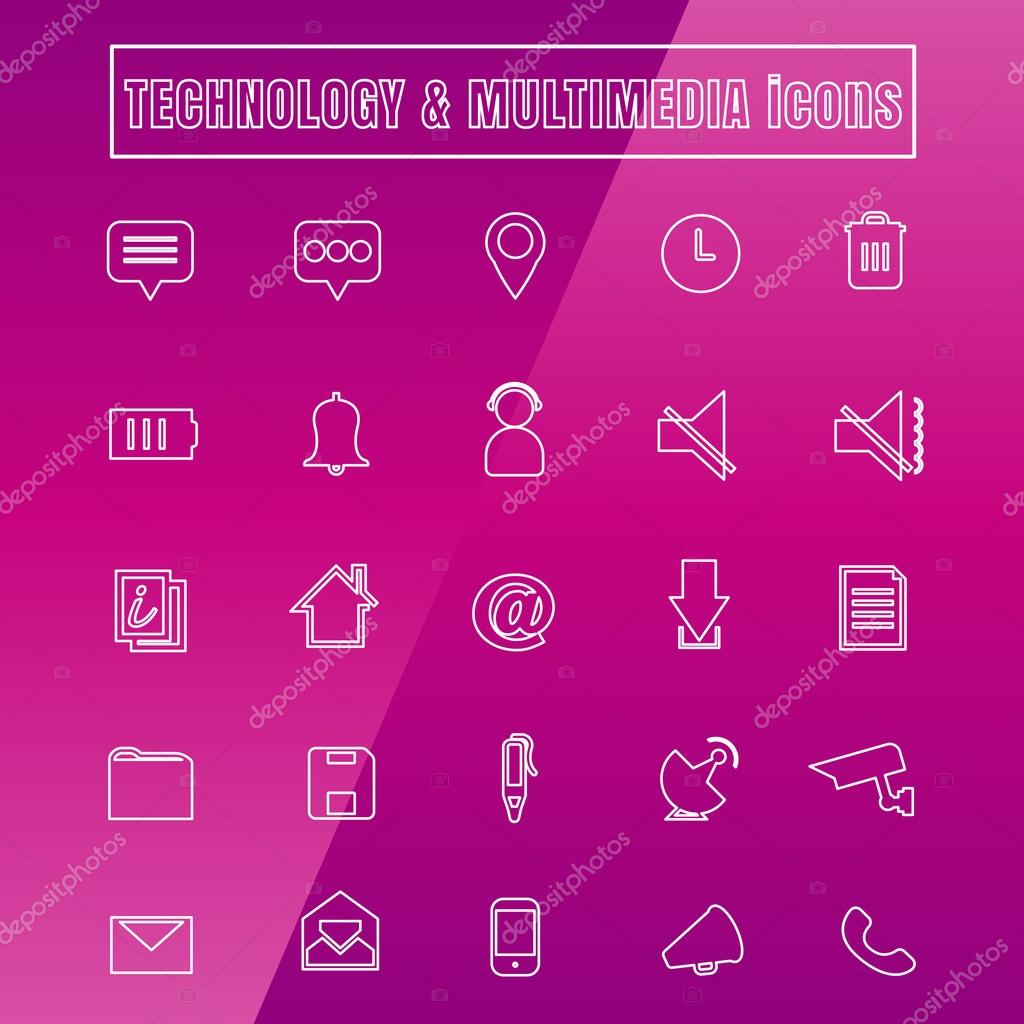 Icons Presets Multimedia And Gaming After Effects