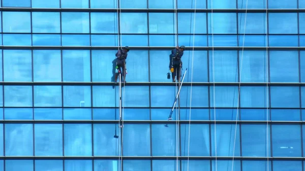 Highrise window washers Stock Photos, Royalty Free Highrise window ...