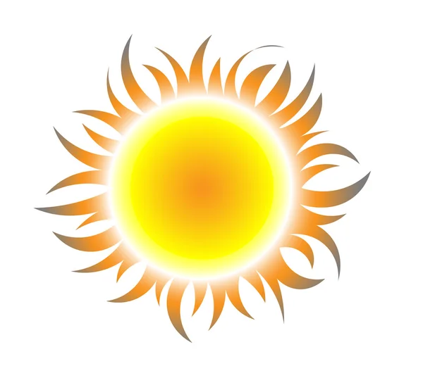 Decorative bright colorful sun symbol — Stock Vector © antonshpak ...