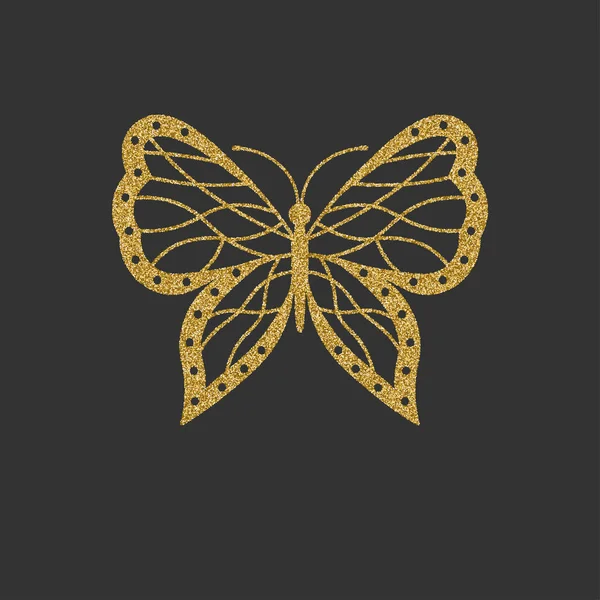 100,000 Gold butterfly Vector Images | Depositphotos
