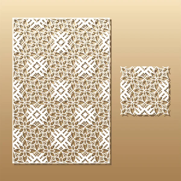 Laser cut lace pattern Stock Vector Image by ©midonova.tamara #141638276